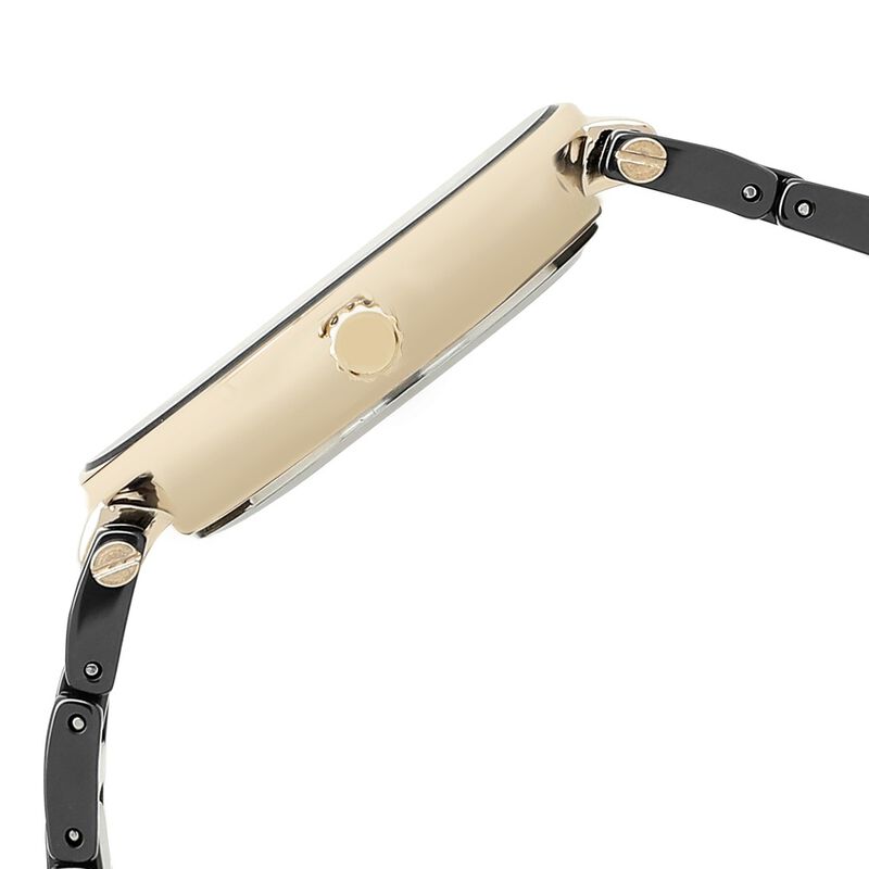 Buy Online Anne Klein Quartz Analog Black Dial Ceramic Strap Watch for ...