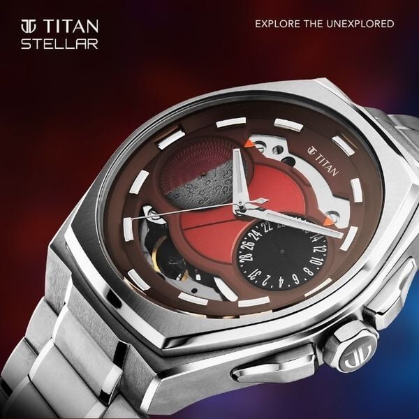 Buy Online Titan Caelum Titanium Automatic Multifunction - Stellar Edition - 10029tm01 | Titan