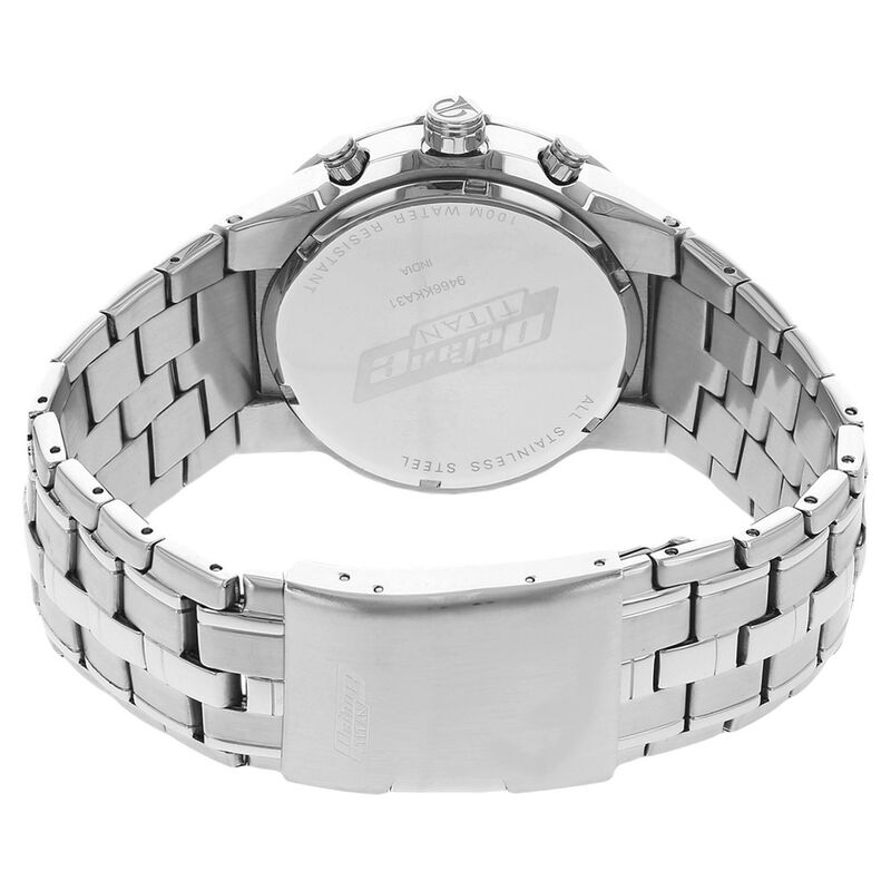 Buy Online Titan Chronograph Grey Dial Stainless Steel Strap Watch for ...
