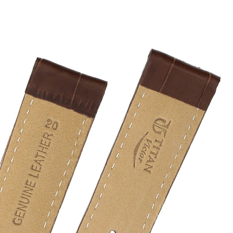 Buy Online 20 mm Brown Genuine Leather Straps for Men - nf1610171020g ...