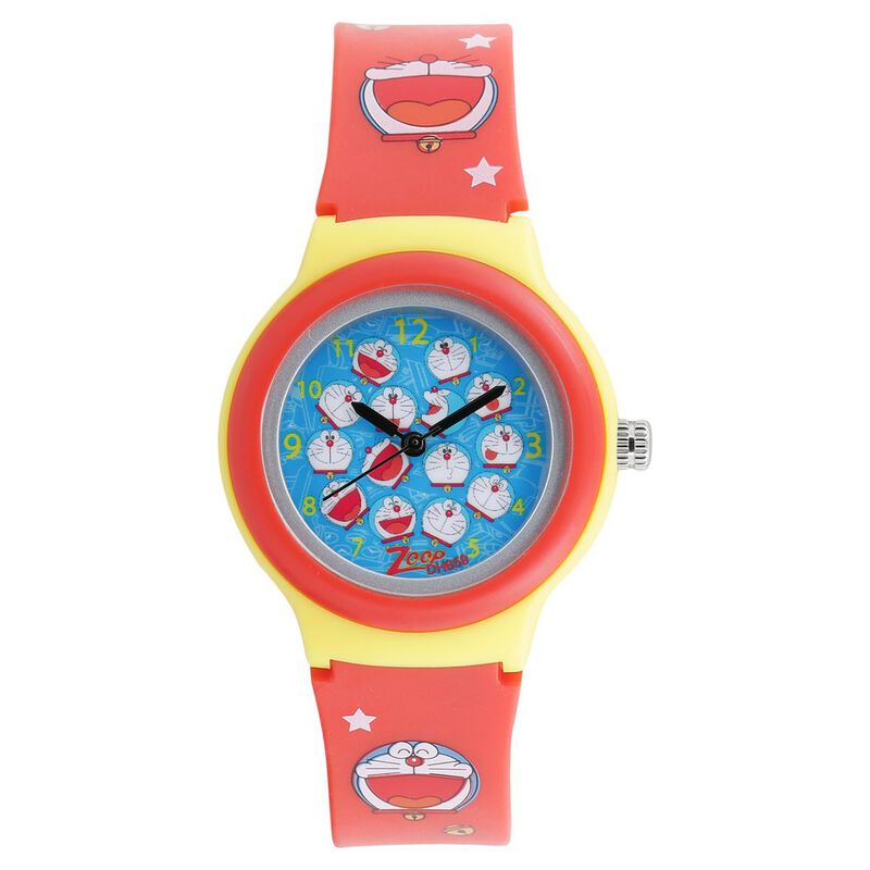 Buy Online Zoop By Titan Quartz Analog Blue Dial PU Strap Watch for ...