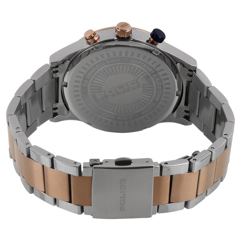 Buy Online Police Quartz Multifunction Blue Dial Stainless Steel Strap ...