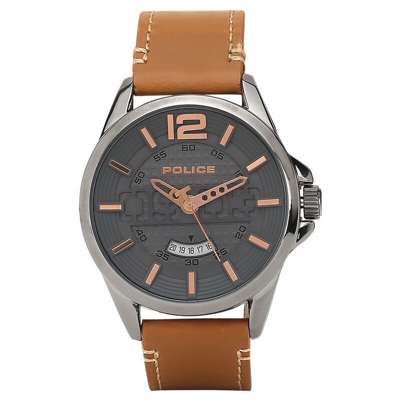 Buy Online Police Analog Grey Dial Watch for Men - ncpl15456jyu13 | Titan