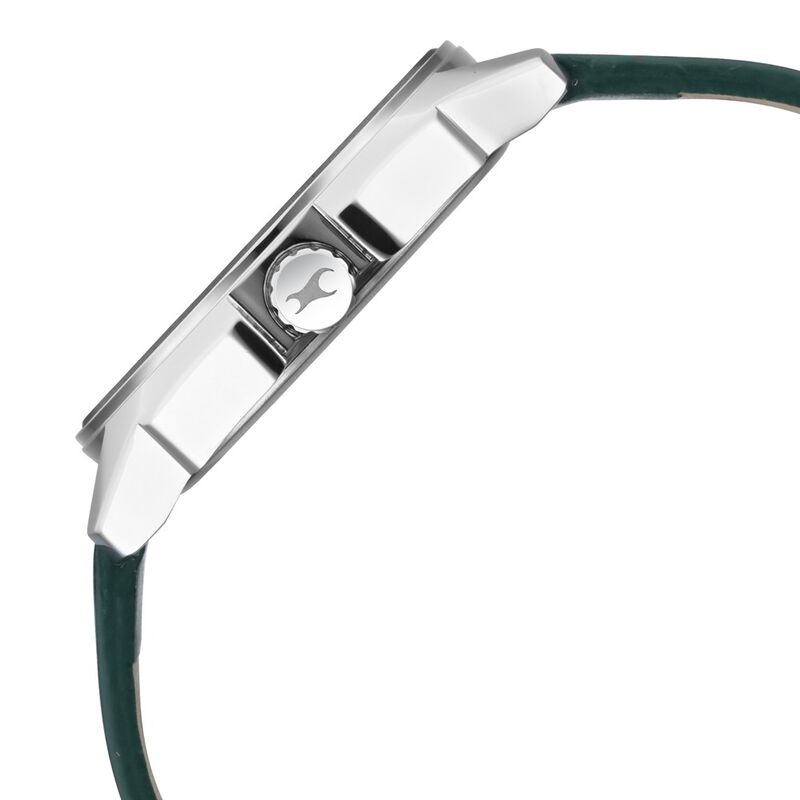 Buy Online Fastrack Wear Your Look Quartz Analog Black Dial Leather ...