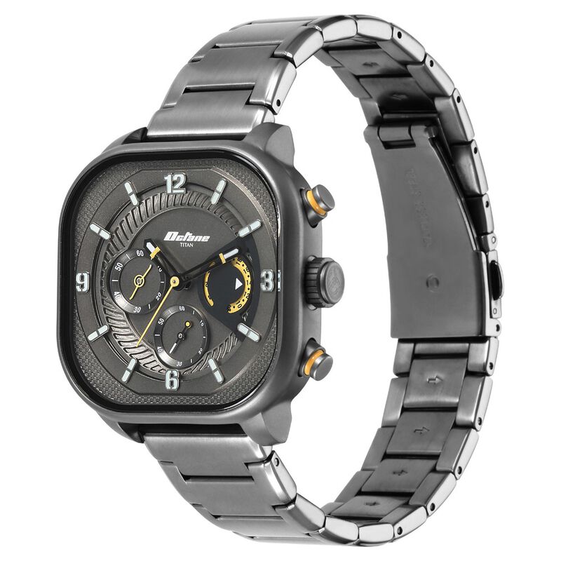 Buy Online Titan Octane Aerobatics Anthracite Dial Chronograph ...