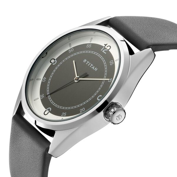 Buy Online Titan Quartz Analog Multicoloured Dial Leather Strap Watch ...