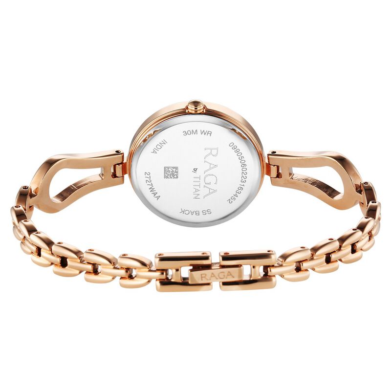 Buy Online Titan Raga Rose Gold Dial Watch for Women - 2727wm01 | Titan