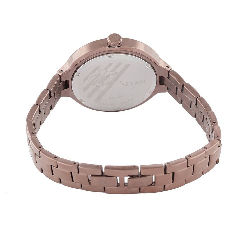 Buy Online Titan Quartz Analog Brown Dial Watch for Women - 9969qm02j ...