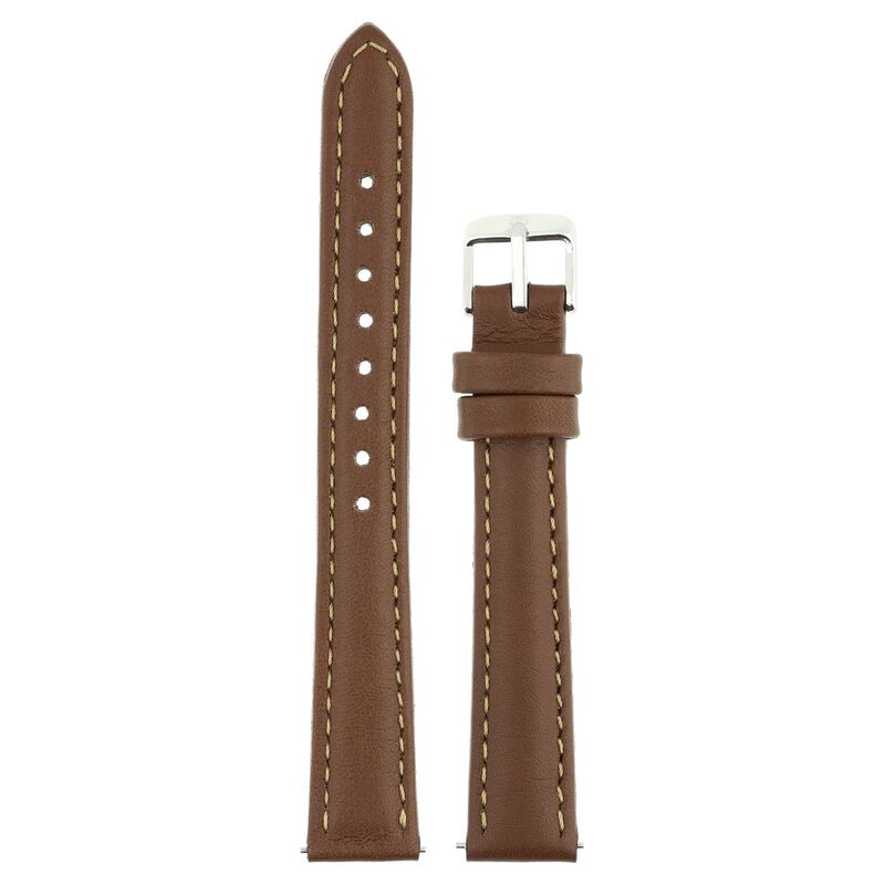 Buy Online 14 mm Tan Genuine Leather Strap for Women - nf101017514sq/p ...