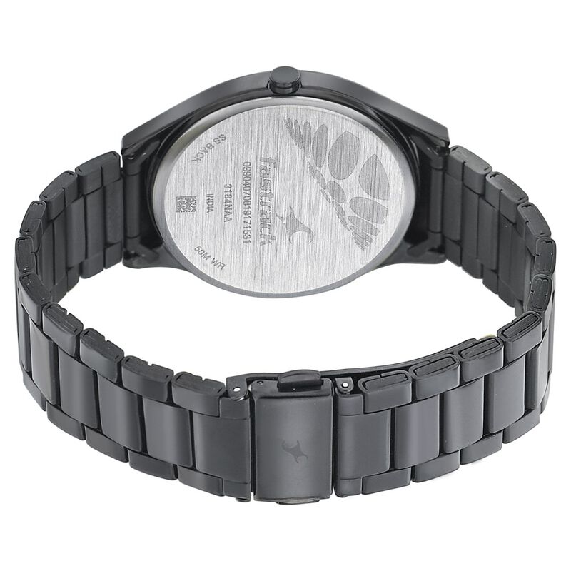 Buy Online Fastrack Space Rover Quartz Analog Brown Dial Stainless ...