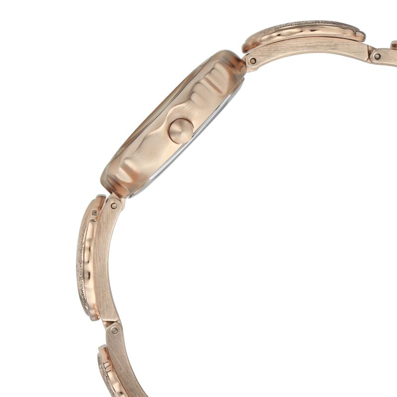 Buy Online Titan Quartz Analog Rose Gold Dial Metal Strap Watch for ...
