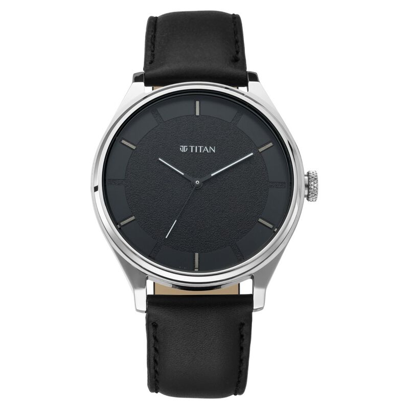 Buy Online Titan Men's Minimalist Zen Watch: Sleek Leather Strap with ...