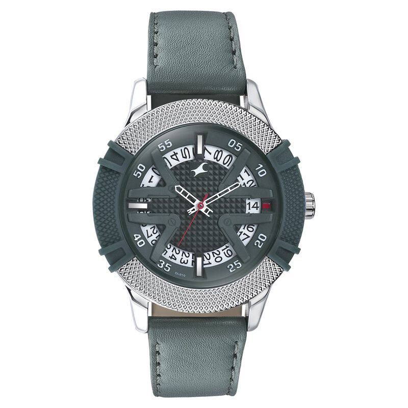 Buy Online Fastrack Dial It Up Quartz Multifunction Green Dial Leather ...