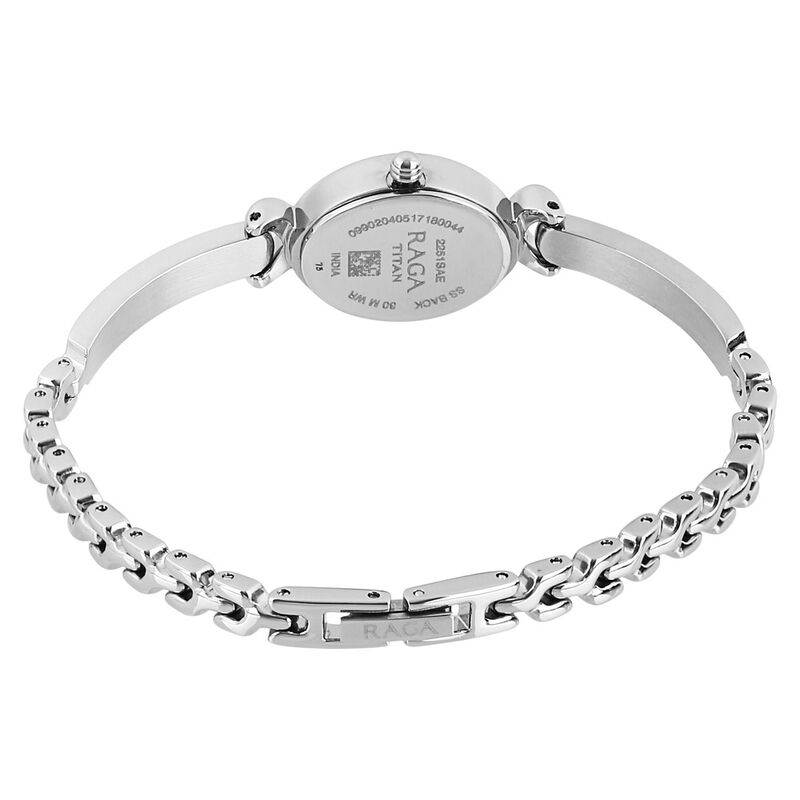 Buy Online Titan Raga Blue Dial Women Watch With Metal Strap ...