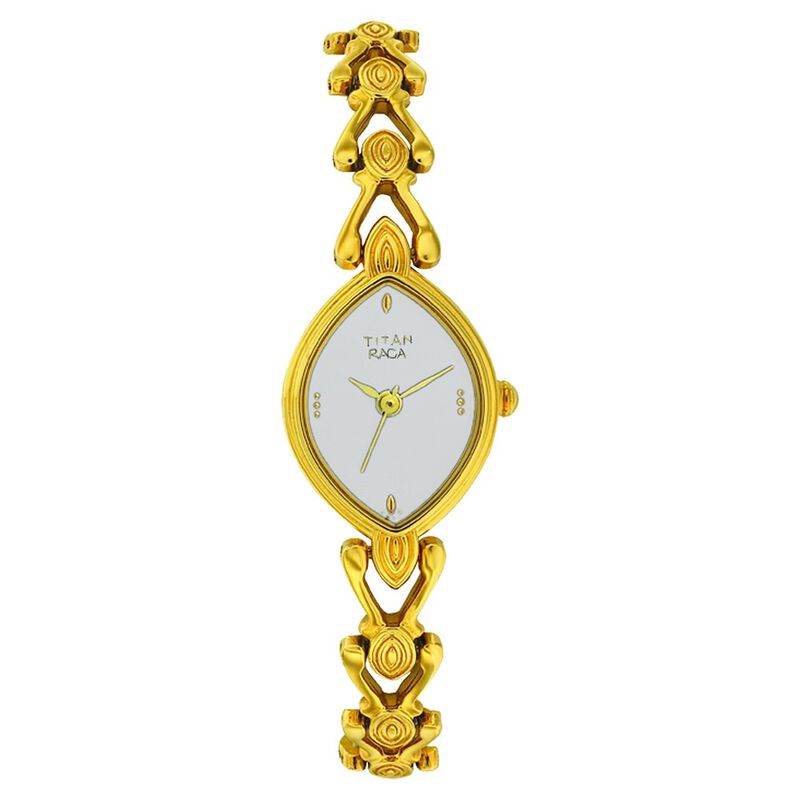 Buy Online Titan Quartz Analog Silver Dial Metal Strap Watch for Women ...