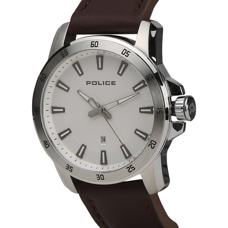Buy Online Police Analog Silver Dial Watch for Men - ndpl15526js04w | Titan