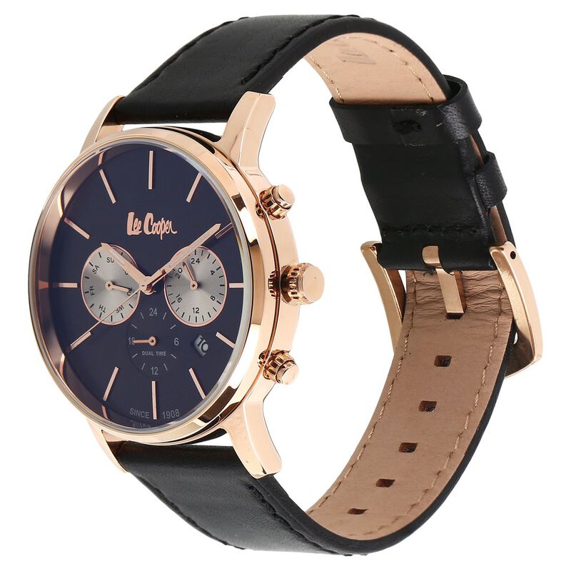 Buy Online Lee Cooper Black Dial Chronograph Watch for Men ...