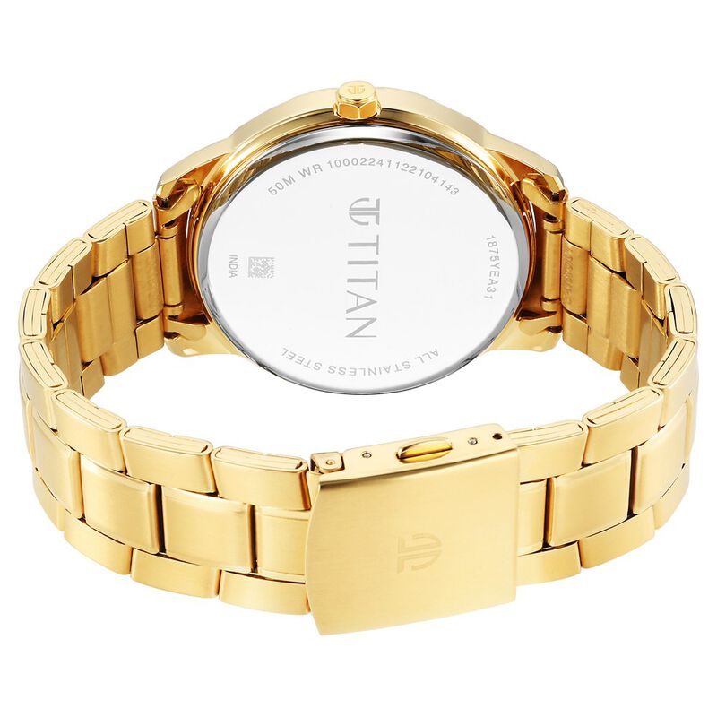 Buy Online Titan Regalia Opulent Analog with Day and Date Black Dial ...