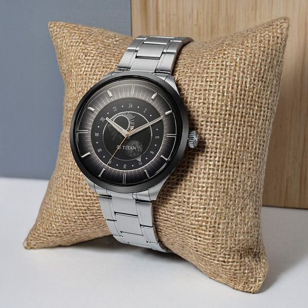 Buy Online Titan Luna Sun Moon Phase in Frost Grey - Stellar Edition ...