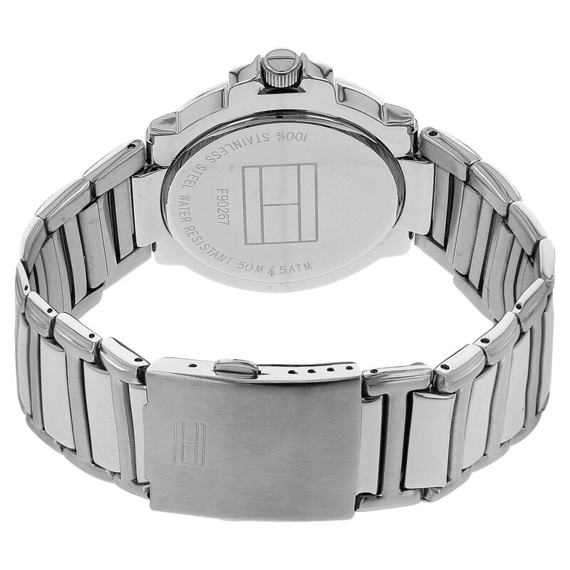 Buy Online Tommy Hilfiger Quartz Multifunction Silver Dial Metal Strap ...