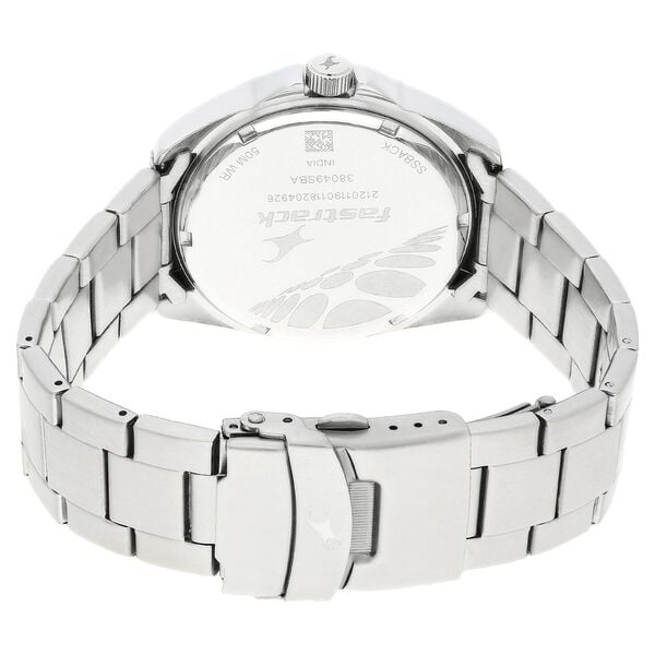 Buy Online Fastrack Loopholes Quartz Analog with Date Black Dial ...