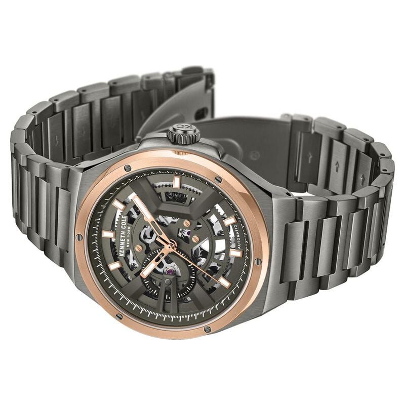 Buy Online Kenneth Cole Automatic Analog Black dial Stainless Steel ...