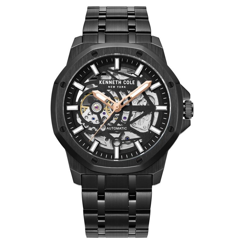 Buy Online Kenneth Cole Black Dial Automatic Watch for Men ...