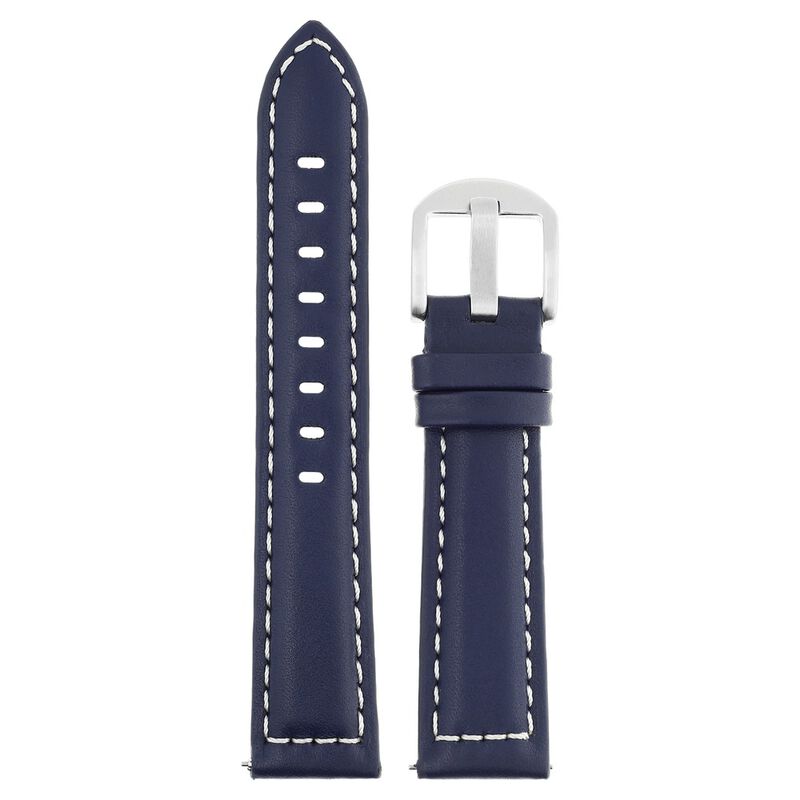 Buy Online 20 mm Blue Genuine Leather Straps for Men - 1001188020s/p ...
