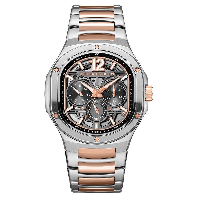 Buy Online Cerruti 1881 Quartz Multifunction Grey Dial Two Toned ...