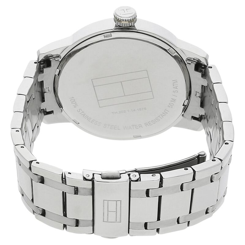 Buy Online Tommy Hilfiger Quartz Analog Silver Dial Stainless Steel ...