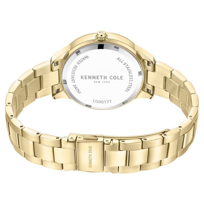 Buy Online Kenneth Cole Quartz Analog Green dial Metal Strap Watch for ...