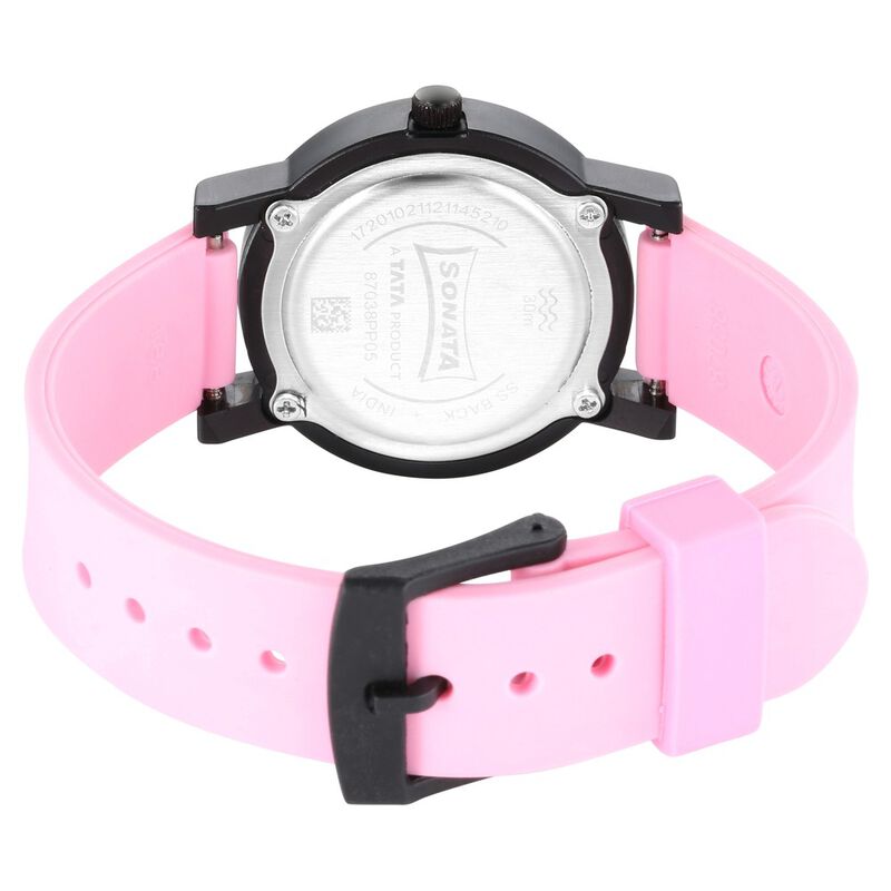 Buy Online Sonata Pop Pink Dial Women Watch With Polyurethane Strap ...
