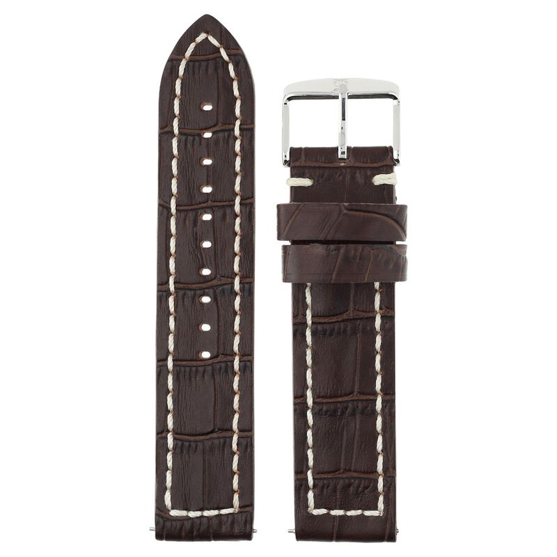 Buy Online 22 mm Brown Genuine Leather Strap for Men - 103031022sq_p ...