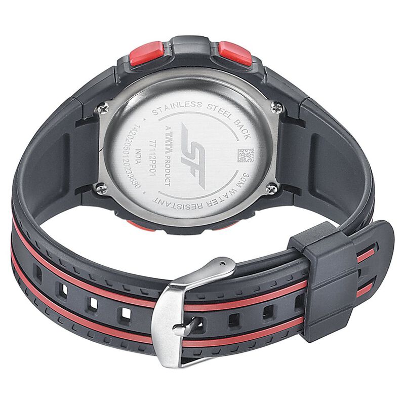 Buy Online SF Digital Dial Black PU Strap Watch for Men - ns77112pp01 ...