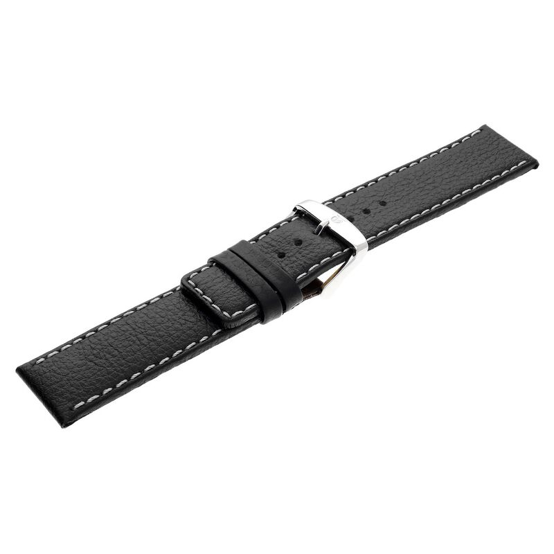 Buy Online 22 mm Black Genuine Leather Straps for Men - nf1910275022s ...