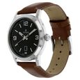 Buy Online Titan Quartz Analog Black Dial Leather Strap Watch for Men ...