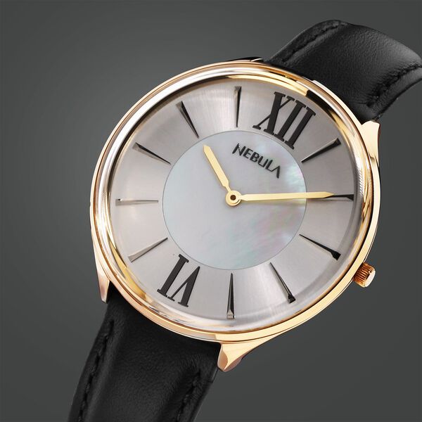 Buy Online Titan Nebula 18 Karat Gold Quartz Analog Mother Of Pearl ...