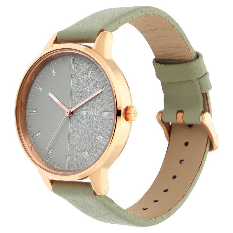 Buy Online Titan Women's Precision Simplicity Watch: Green Gradient ...
