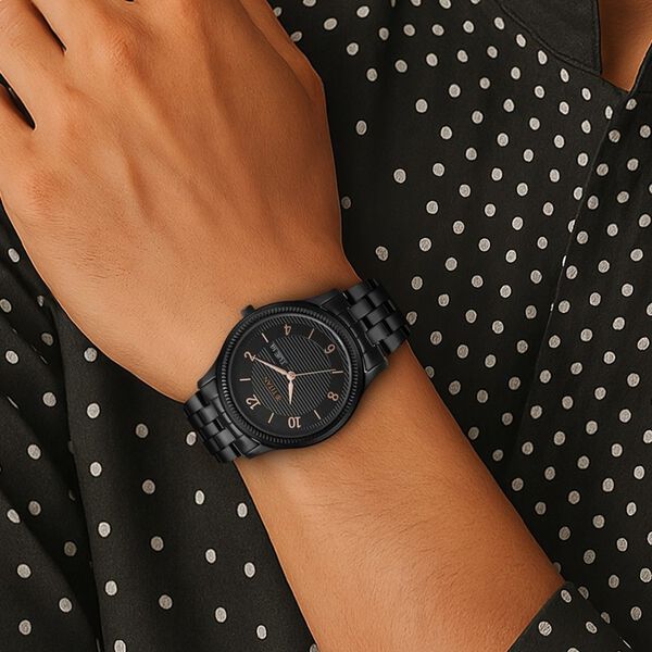 Buy Online Titan Karishma Black Dial Watch for Men - nu1824nm01 | Titan