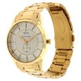 Buy Online Titan Quartz Analog with Date Silver Round Dial Golden ...
