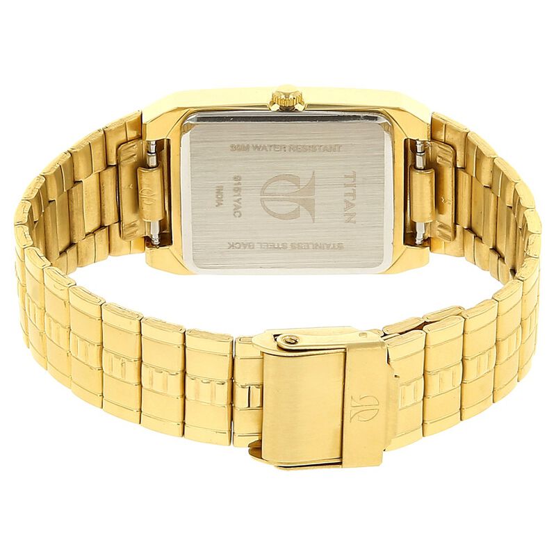 Buy Online Titan Analog with Date Silver Dial Metal Strap watch for Men ...