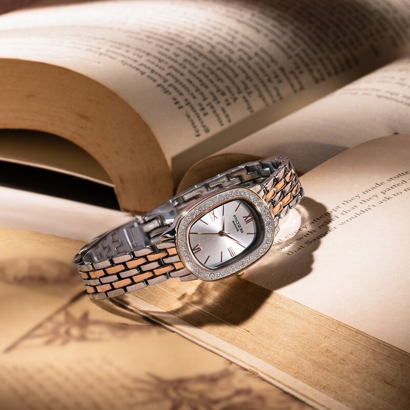 Buy Online Sonata Poze Quartz Analog Silver Dial Metal Strap Watch For ...