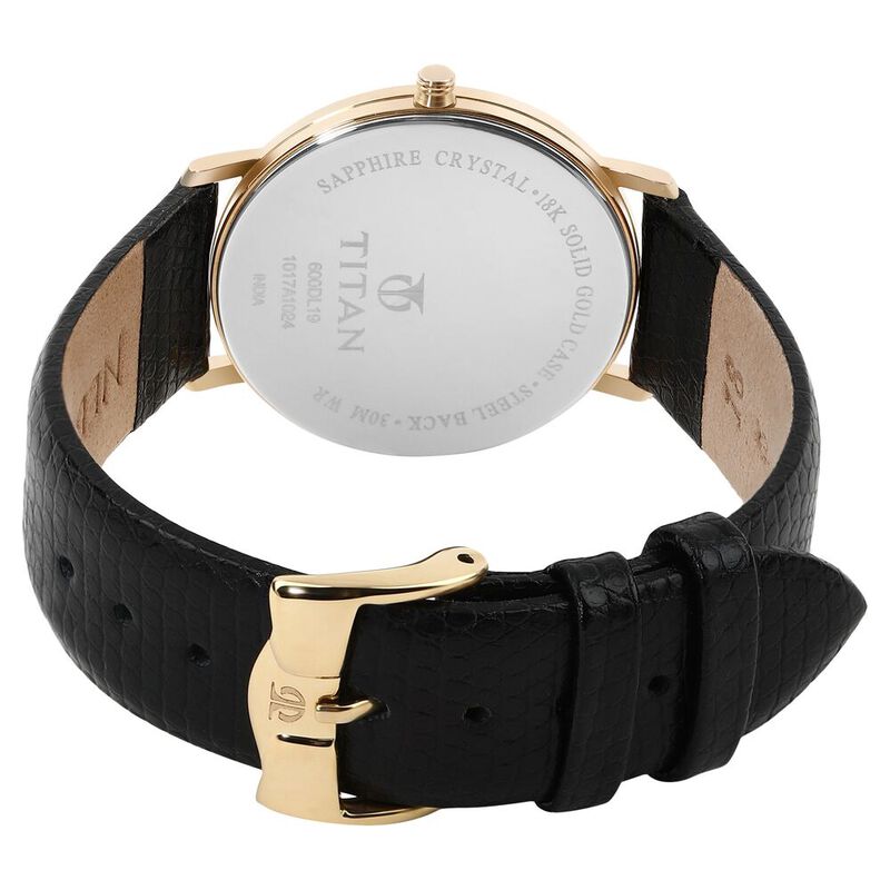 Buy Online Titan Nebula Quartz Analog 18 Karat Solid Gold Watch for Men ...