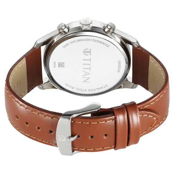 Buy Online Titan Wrist Wit Quartz Analog with Day and Date Grey Dial ...