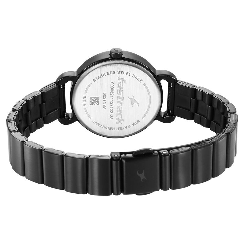 Buy Online Fastrack Pulse Quartz Analog Black Dial Stainless Steel ...