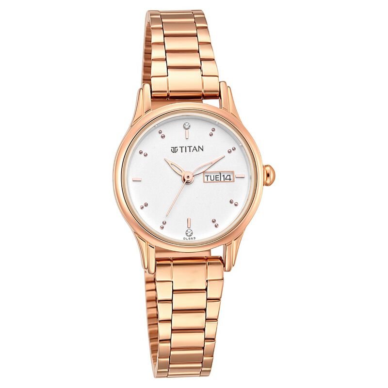 Buy Online Titan Women's Lagan Watch: Rose Gold Accents & Refined ...