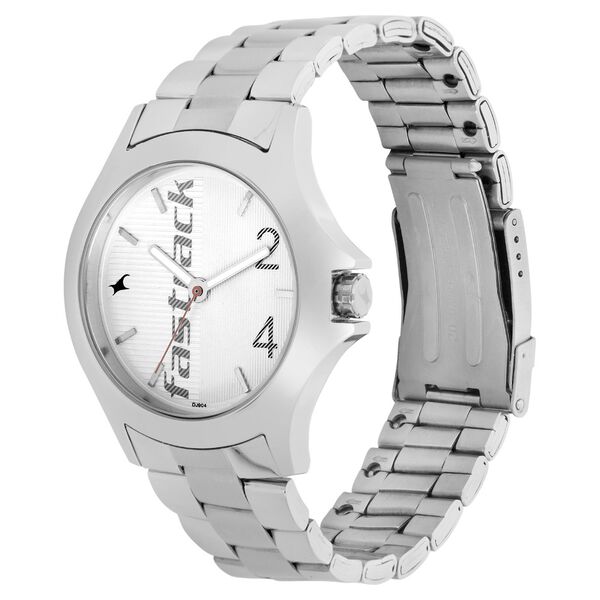 Buy Online Fastrack Quartz Analog White Dial Stainless Steel Strap ...