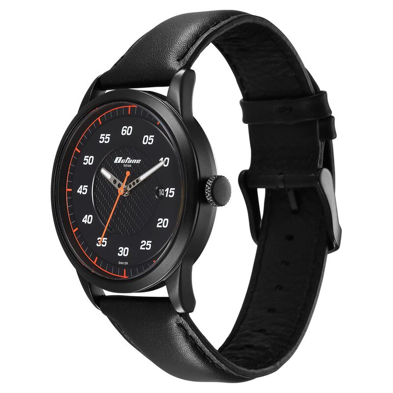 Buy Online Titan Octane Quartz Analog with Date Black Dial With Black ...