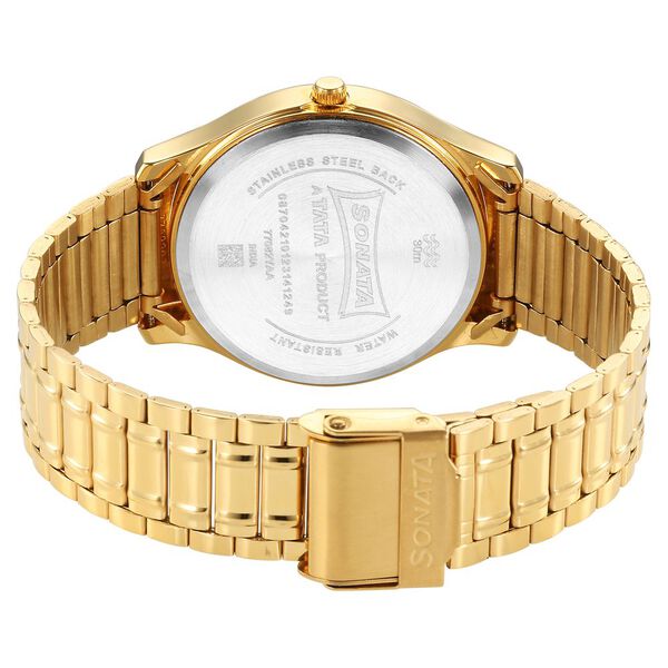 Buy Online Sonata Quartz Analog Blue Dial Watch for Men - nt77082ym07 ...