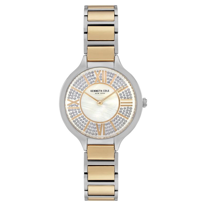 Buy Online Kenneth Cole Quartz Analog Mother Of Pearl Dial Stainless